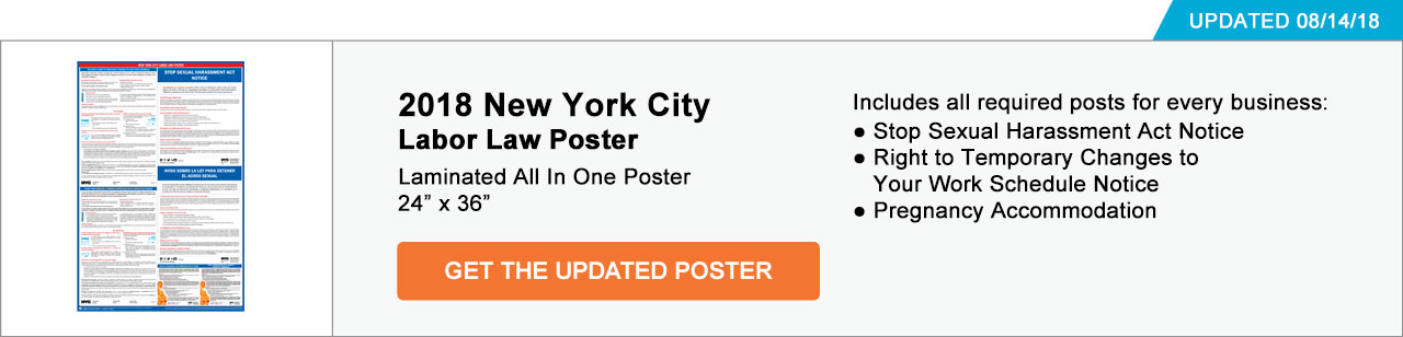 New York City Labor Law Poster Update Explained | Labor Law Education ...