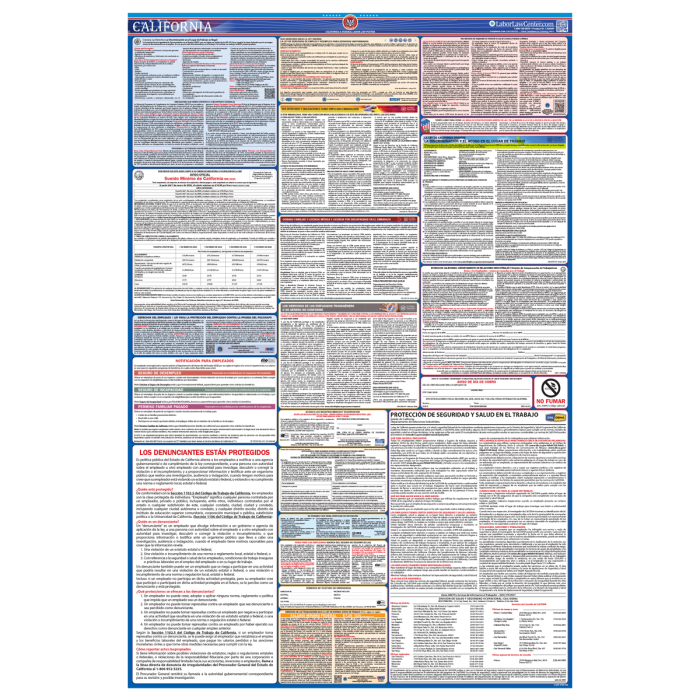 2026 California Labor Law Poster | State, Federal, OSHA in One Single ...