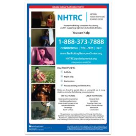 Indiana Human Trafficking Poster
