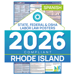 2024 Rhode Island & Federal Labor Law Poster | LaborLawCenter.com