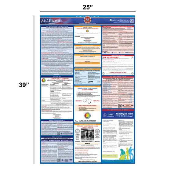 2025-2026 Alabama Labor Law Poster | State, Federal, OSHA in One Single ...