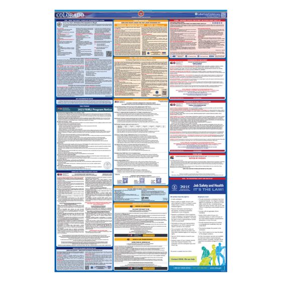 2025-2026 Colorado Labor Law Poster | State, Federal, OSHA in One ...