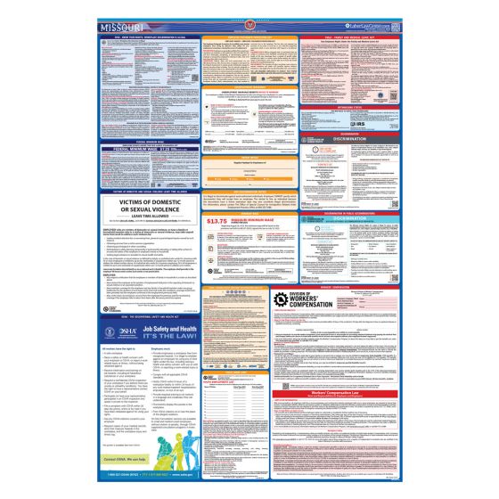2025-2026 Missouri Labor Law Poster | State, Federal, OSHA in One ...