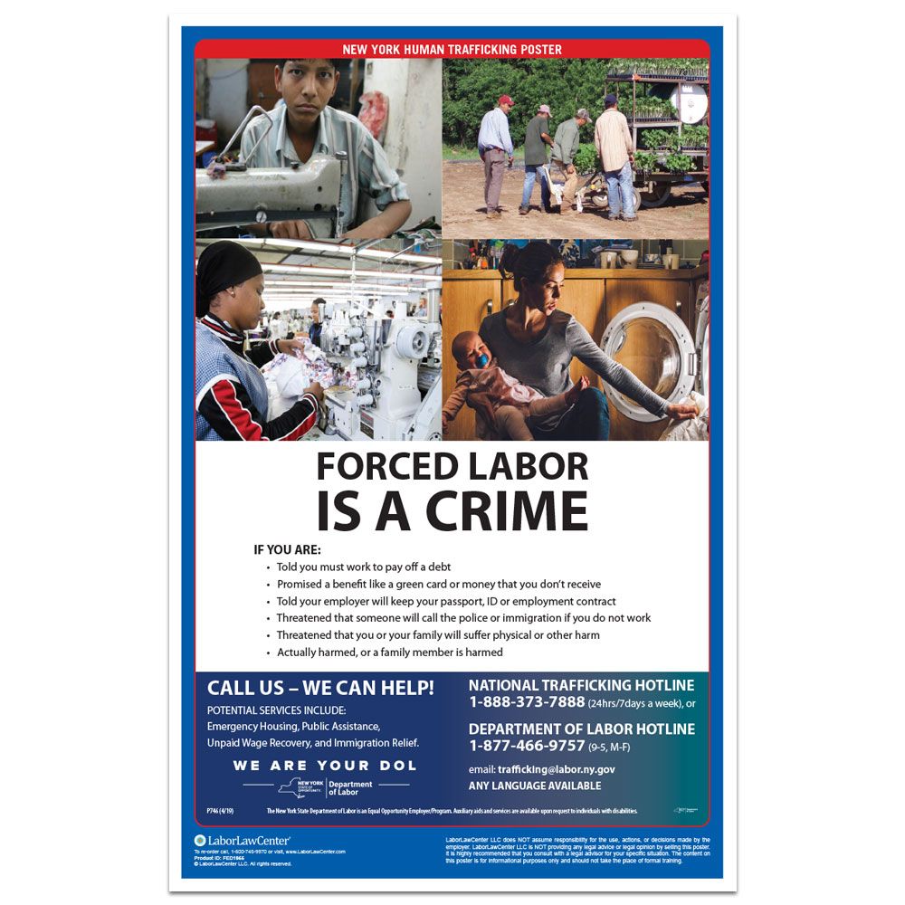 New York Human Trafficking Poster