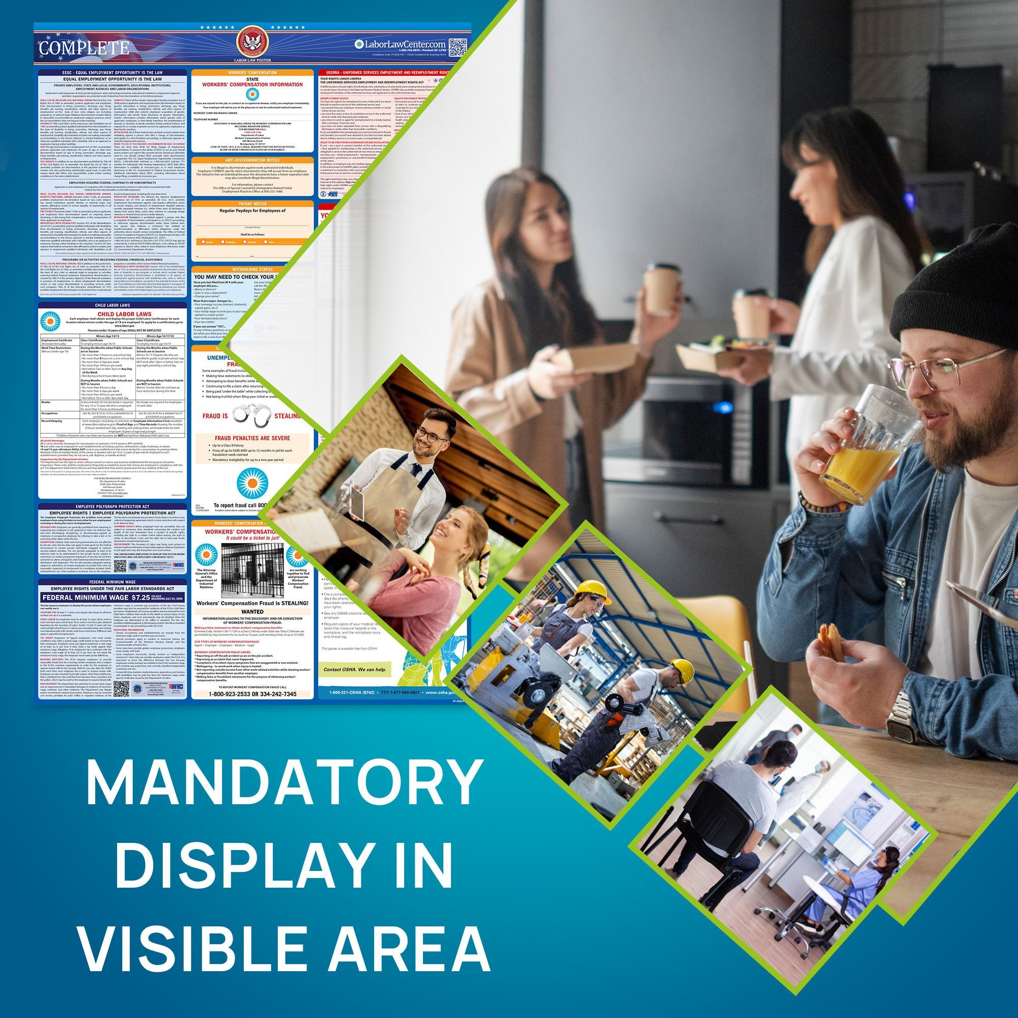 2025-2026 New Jersey Labor Law Poster | State, Federal, OSHA in One ...