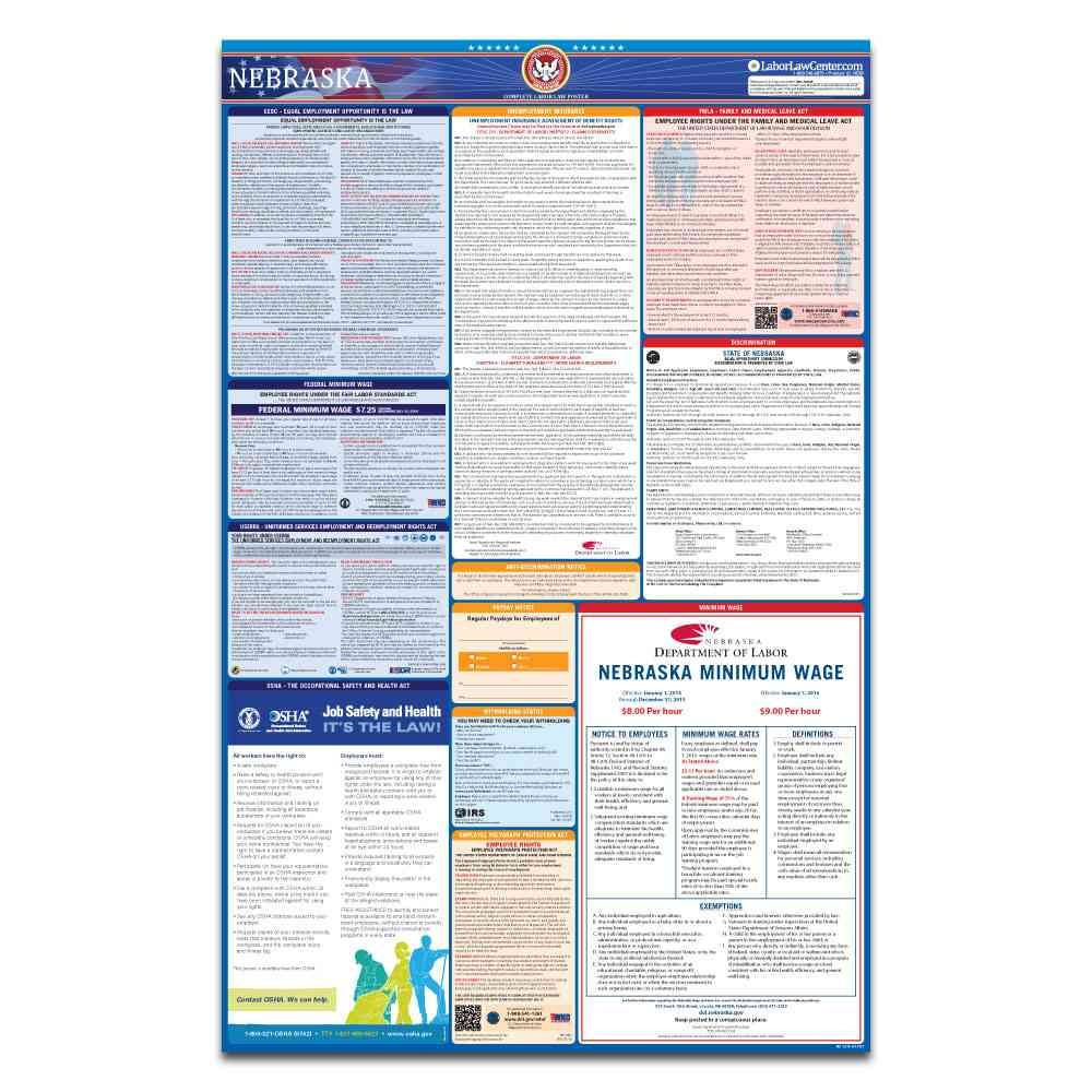 2017 Nebraska Labor Law Poster + Replacement Poster Program from ...