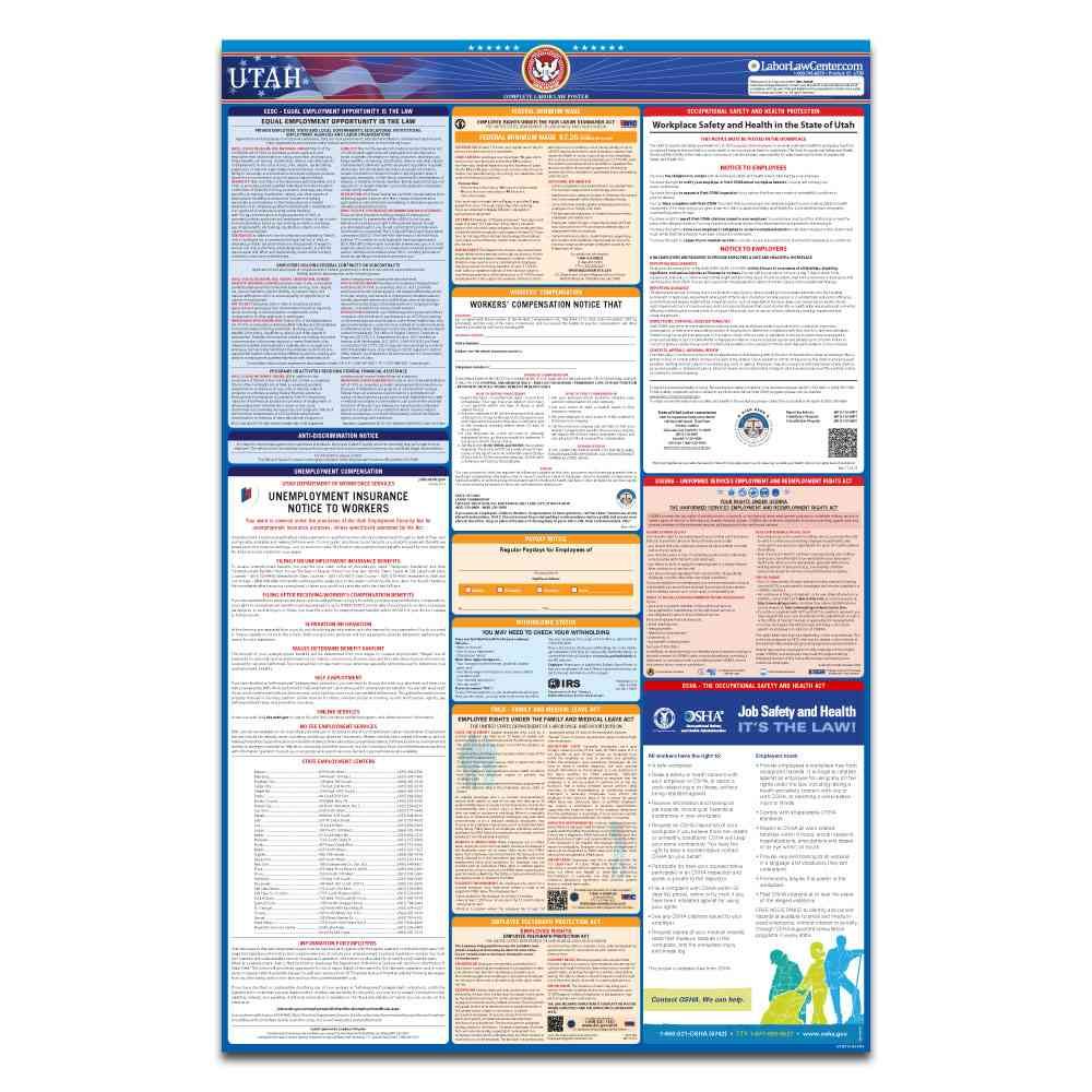 2017 Utah Labor Law Poster + Replacement Poster Program from ...