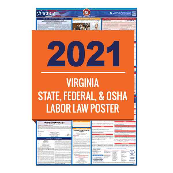 2021 Virginia Labor Law Poster | State, Federal, OSHA in One Single ...