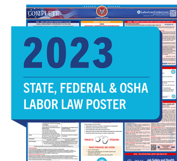2023 Labor Law Posters - State, Federal & OSHA Poster - Meets Mandatory Requirements ...