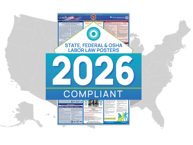 2026 Labor Law Posters - State, Federal & OSHA Poster - Meets Mandatory ...