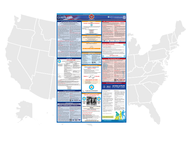 2025-2026 Labor Law Posters - State, Federal & OSHA Poster - Meets ...